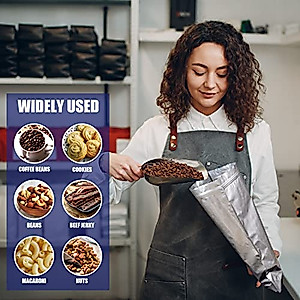 120 Mylar Bags for Food Storage with Oxygen Absorbers 300cc, 8 Mil 1Gallon 10"x14", 7.5"x11.5", 6"x9", 4.3"x6.3" Stand-Up Zipper Resealable Bags & Heat Sealable Food Storage Bags + Labels