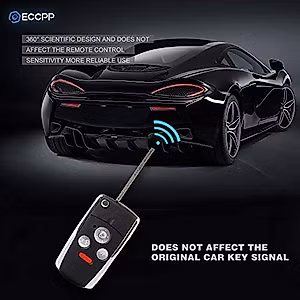 ECCPP Uncut Keyless Entry Remote Fob Folding Flip Key (Shell Case) Replacement for 03-2010 for H onda Accord Civic CR-V Fit Pilot Ridgeline key fob-2PCS 4 Buttons