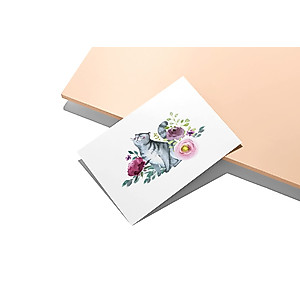 Twigs Paper - Assorted Cat Greeting Cards - Stationery Cards with Envelopes - Thank You Card - Blank Note Cards - Greeting Cards for All Occasions - Made in USA (5.5 x 4.25, Set of 12)