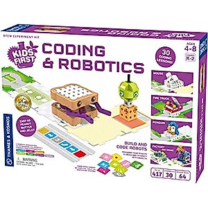 Kids First Coding & Robotics | No App Needed | Grades K-2 | Intro To Sequences, Loops, Functions, Conditions, Events, Algorithms, Variables | Parents’ Choice Gold Award Winner | by Thames & Kosmos