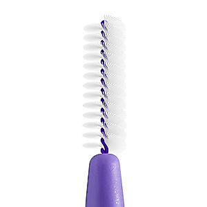 TePe Interdental Brushes 1.1mm Purple - 1 Packets of 8 (8 Brushes) by TePe