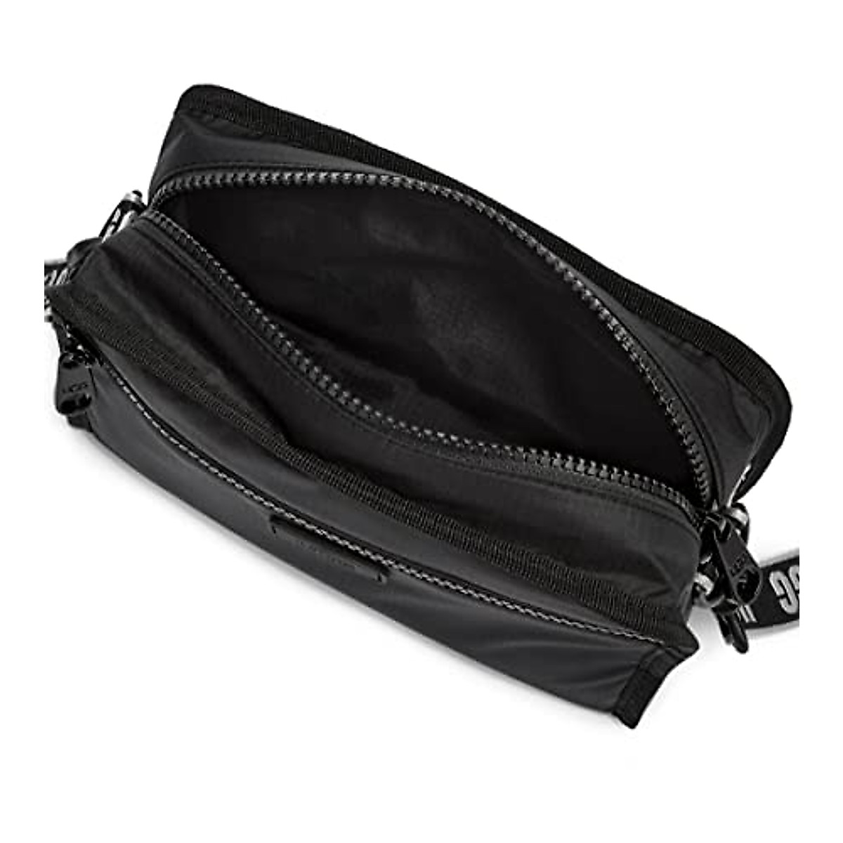 UGG womens Janey Ii Ripstop Cross Body Bag, Black, One Size US
