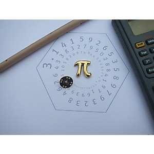 Jim Clift Design Pi Gold Lapel Pin - 100 Count