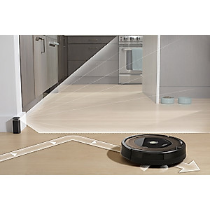 iRobot Roomba 890 Robot Vacuum- Wi-Fi Connected, Works with Alexa, Ideal for Pet Hair, Carpets, Hard Floors
