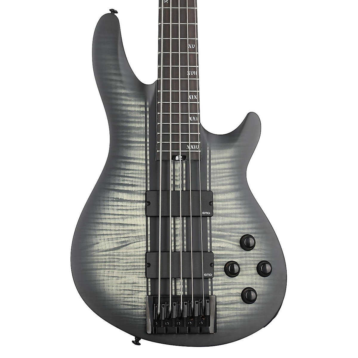 Schecter C-5 GT Bass - Satin Charcoal Burst