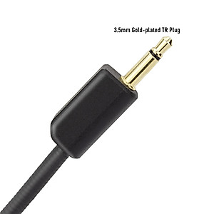 LEFXMOPHY Blackshark V2 Mic Replacement for Razer BlackShark V2 and V2 Pro Wireless Gaming Headset 3.5mm Detachable Game Boom Microphone with Foam
