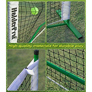 HolderProf 3.0 Pickleball Nets Set, 22 FT Pickleball Net Official Regulation Size, Portable Outdoor Pickleball Net System with Court Line Marker Set and Travel Bag Accessories for Official Size Court