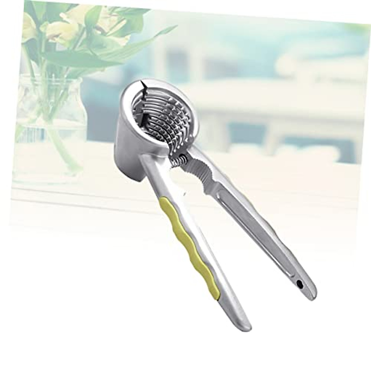 Anneome Crab Opener Hazelnut with Pecan Nutcracker Aluminum Walnuts Duty Opener Handle Walnut Plier Nut Tool Home for Heavy Portable Sheller Clip Pliers Alloy Kitchen Multifunctional