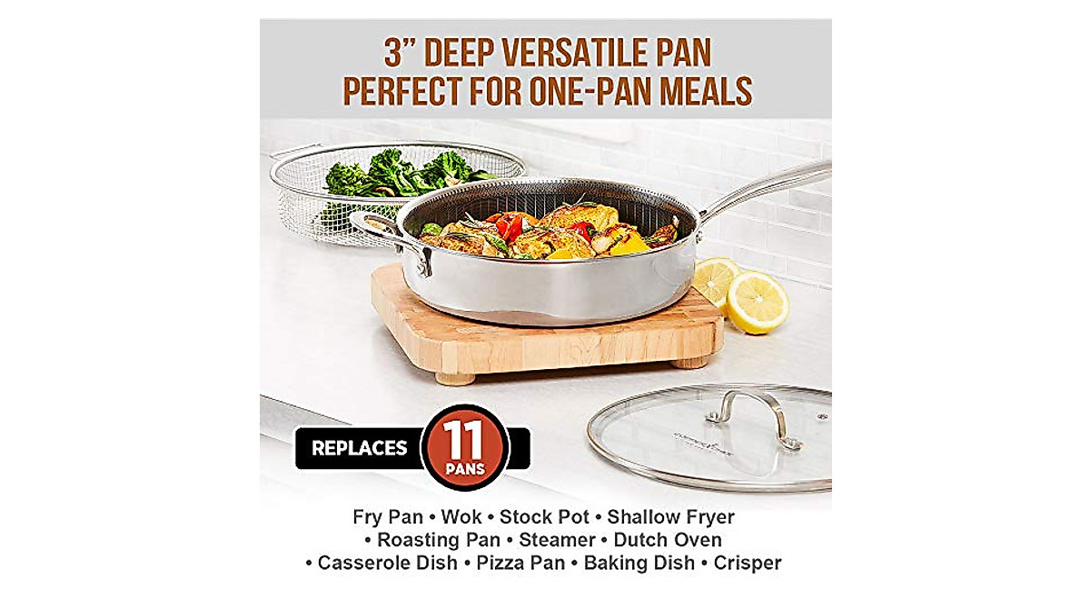 Copper Chef Titan Pan Set - 5-Piece Non-Stick Cookware