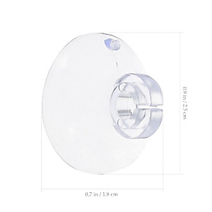 Cabilock 200pcs String Mini Suction Cup Lighting Accessories Window Screen Clips Window Suction Cup Hook Led Light Hanger Outside Fairy Light Suction Cup Wall Clip Plastic Fish Tank