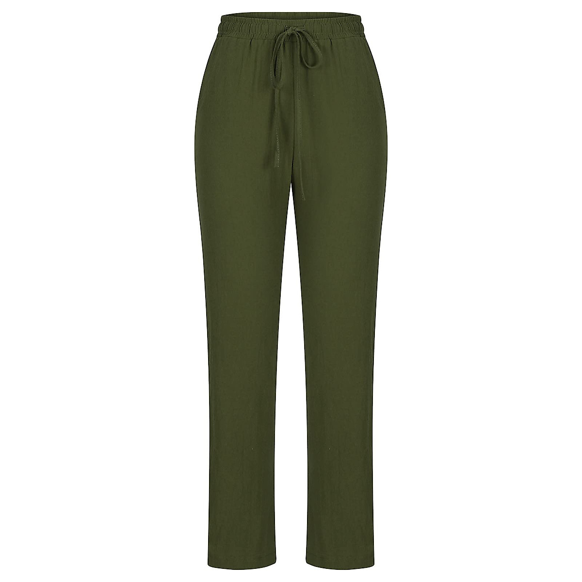 Womens Summer Pants Sweatpants Pants Summer 2023 Casual Loose Drawstring Elastic High Waist Comfy Trousers Straight Leg Long Lounge Pant