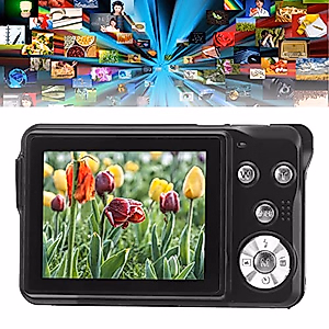 Digital Cameras for Photography, 4K 56MP Vlogging Camera with 20X Digital Zoom, 2.7in Screen, Anti Shaking & Rechargeable, Fill Light, Mini Camera for Kids Adults
