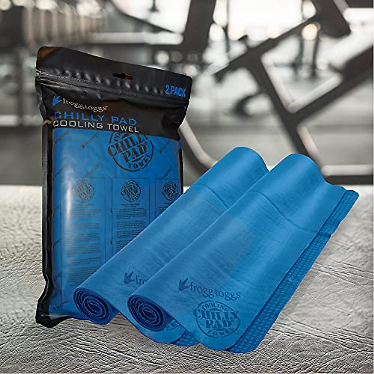 FROGG TOGGS Chilly Pad Cooling Towels, 2 Pack, 33" x 13"