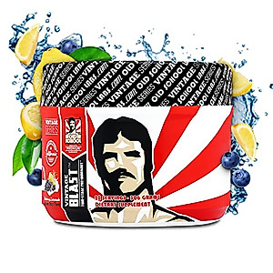 Vintage Blast Pre-Workout – Two-Stage Pre Workout Energy Supplement – Muscle Endurance, Pumps & Focus – Nitric Oxide Booster + Controlled-Release Caffeine + Aminos – Sugar-Free & Natural – 306g