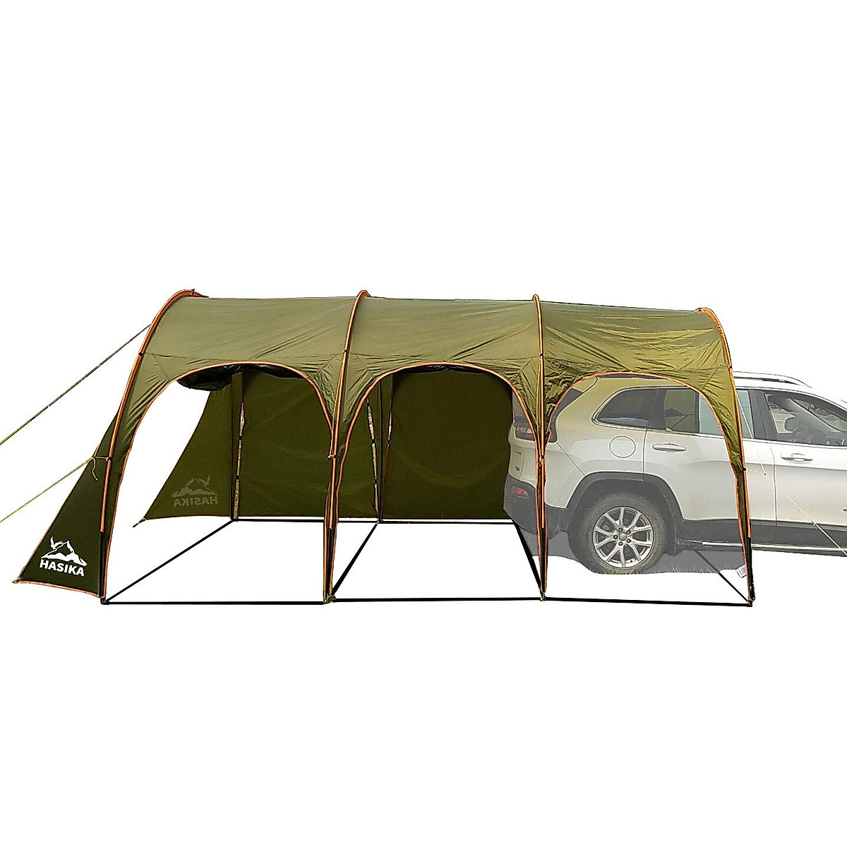 Car Camping Shade Awning Canopy for 8-10 Person Family Party Tent Picnic,BBQ,Friends Gathering Waterproof Lightweight Easy Setup 15 * 10 FT