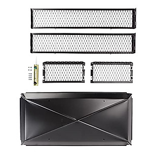 HY-GUARD HGB14268 Multi-Flue Chimney Cap, 14" x 26" x 8" Height, Galvanized Steel