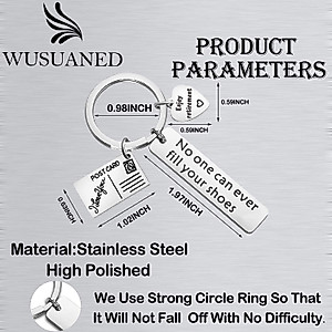 WUSUANED Mail Carrier Retirement Keychain RetirementGift for Mail Carrier Postal Worker