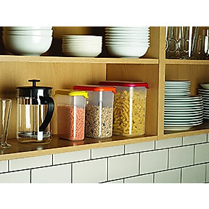 Joseph Joseph Nest Storage Tall Plastic Food Storage Containers Set with Lids Airtight Microwave Safe, 6-Piece