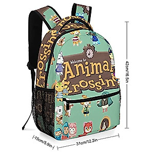 Rwillppycfei Women Backpack Animal Cute Crossing Backpack Large Storage Shoulder Backpack Perfect Casual Daypack Classical Basic Business Computer Bag