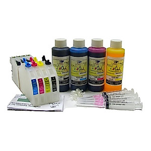 InkOwl Extra-Large Refillable Cartridge Replacement for Brother MFC-J285DW MFC-J450DW MFC-J470DW MFC-J475DW MFC-J650DW MFC-J870DW MFC-J875DW MFC-J6520DW MFC-J6720DW MFC-J6920DW + 4x120ml Ink