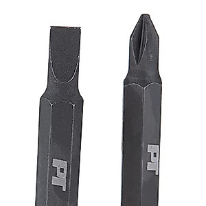 Performance Tool 20234 Keychain Screwdriver Sets: Flat Head Screwdriver Phillips Screwdriver Set, Outdoor Portable Carry-on Emergency Screwdriver Kit, Nut Driver Tools (Black)