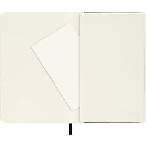 Moleskine Classic Notebook, Soft Cover, Pocket (3.5" x 5.5") Ruled/Lined, Black, 192 Pages