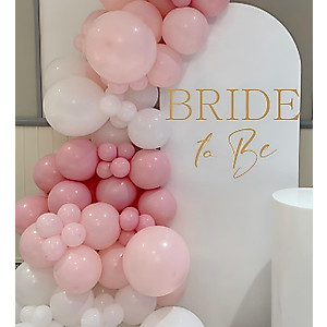 Bride to Be Decal - Bridal Shower Backdrop Sticker,Miss to Mrs Sticker for Balloon Arch,Bride to Be Bridal Shower Party Decorations,Engagement Party (Bride to Be Decal)