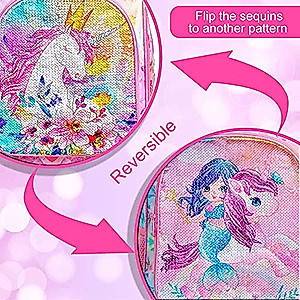 Kids Luggage for Girls, Cute Unicorn Rolling Wheels Suitcase for Toddler Children