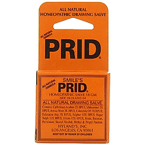 Smile's PRID Drawing Salve, Natural Homeopathic Relief of Topical Pain and Irritation, 18 Grams