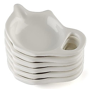 Tea Bag Holder for Used Tea Bag Teapot Shaped Tea Bag Coasters - Keep Your Tea Time Tidy and Organized with Tea Bag Saucers Set of 6