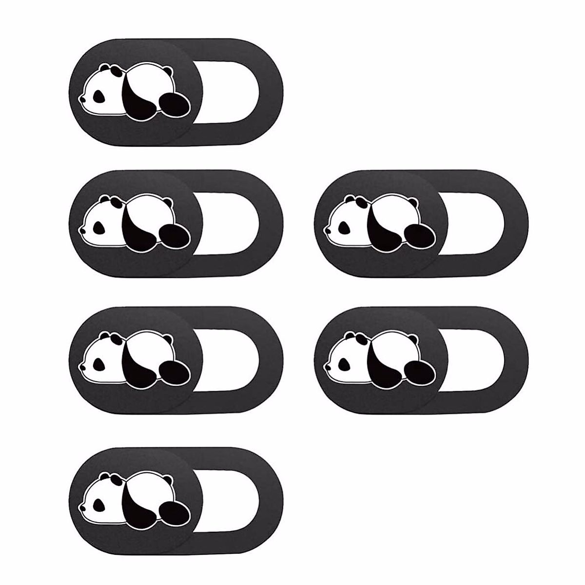 Mobestech Computer Camera 6Pcs Laptop Camera Cover Cartoon Slide Laptop Webcam Cover Slide Web Cam Privacy Cover Camera Sticker for Laptop, PC, and More Accessories Laptop Stickers