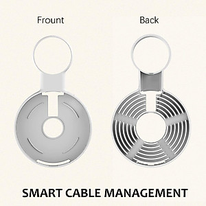 Outlet Wall Mount Holder for Google Home Mini, Perfect Space-Saving Cord Management for Google Home Mini Voice Assistant (2 Pack)