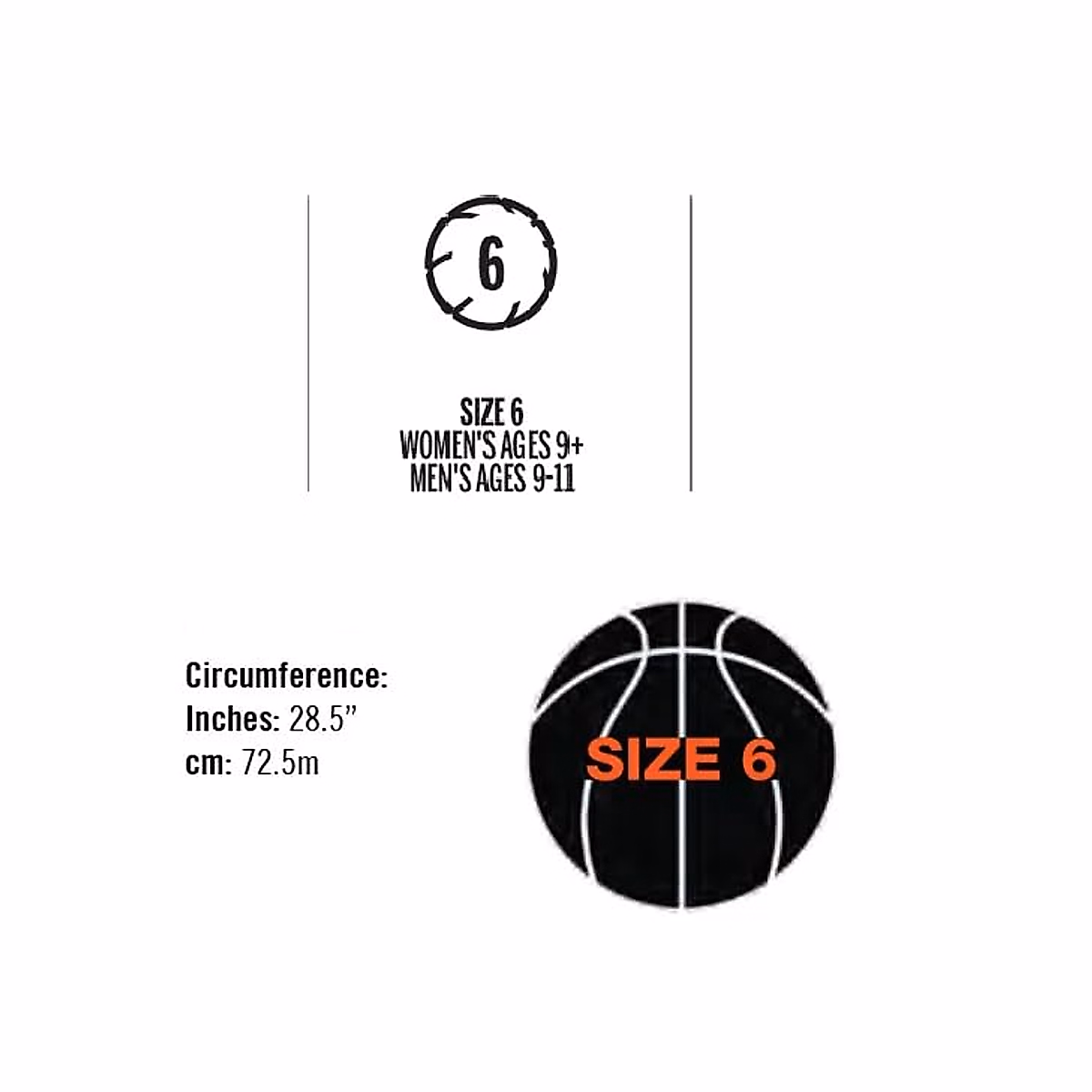 Spalding Basketball TF 250 React All Surface Size 6