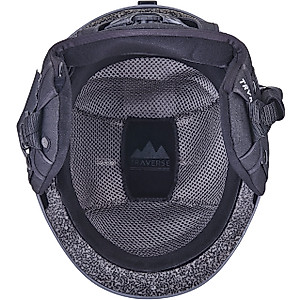 Traverse Sports Dirus Convertible Ski & Snowboard/Bike & Helmet, Matte Obsidian, Small (51-55cm)