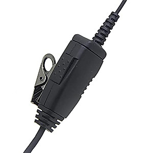 Kymate HKLN4455 HKLN4602 CLP1010 CLP1040 CLP1060 CLP446 CLP1083e CLP446e CLPe Plus Earpiece with PTT Mic for Motorola Solutions Business Radios Single Pin Shotr Cord Swivel Headset