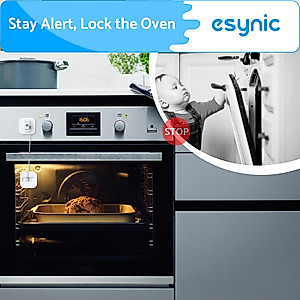 eSynic 2Pack Durable Refrigerator locks Fridge Locks for Kids Strong Adhesive Refrigerator Lock for Kids 304 stainless steel Fridge Child Locks With Keys Perfect for Fridge Oven Cupboards Cabinets etc