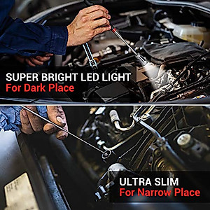 2 Pack Magnetic Pickup Tool Gifts and Super Universal Socket Tools Gifts for Men Women Visit the HELEMAN Store