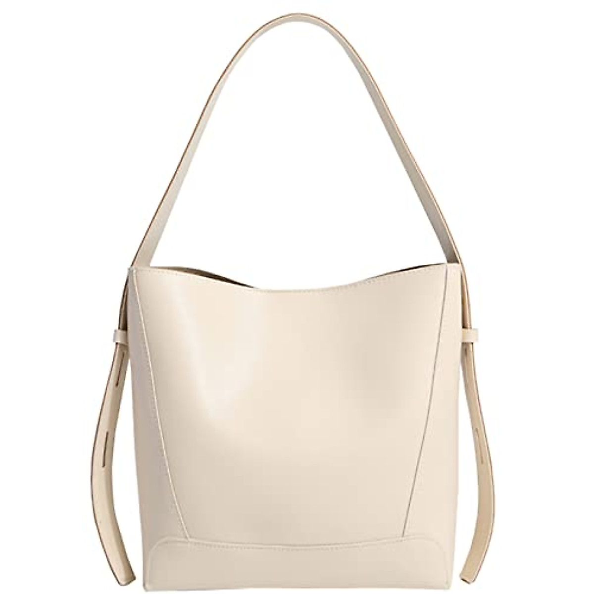 XMLiZhiGu Purse for Women Womens Handbag Top Handle Shoulder Bag Bucket Bag Satchel Purse Work Bag White HMCD-9064