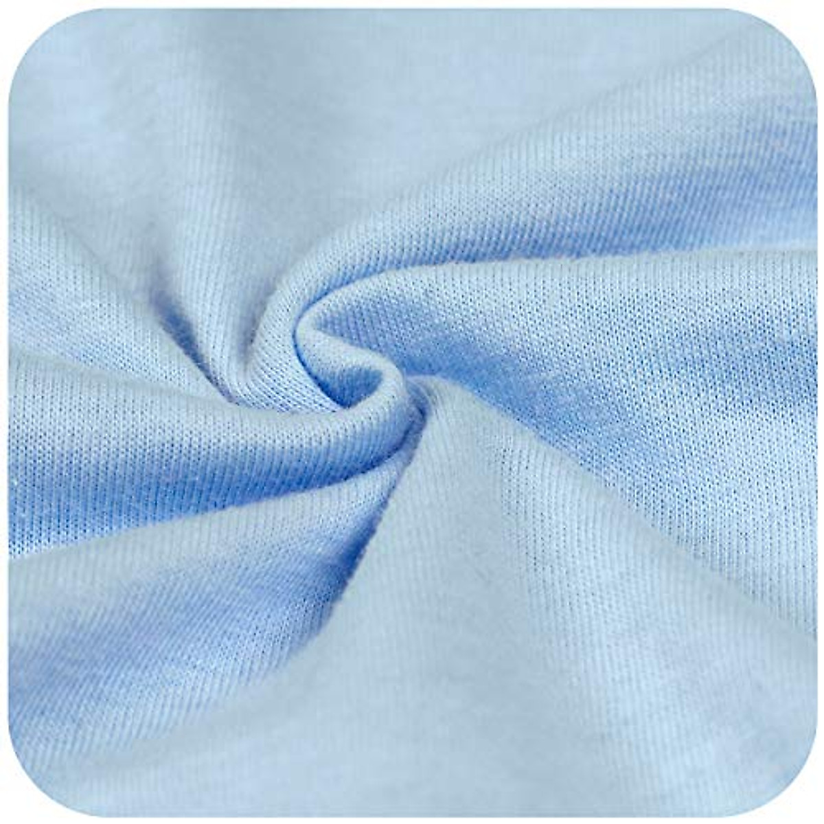 Pharmedoc Pregnancy Body Pillow Cover Replacement for U Shaped Body Pillow with Detachable Extension ONLY- Jersey Cover Only - Light Blue