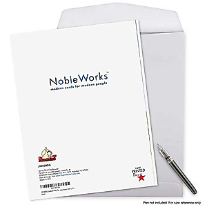 The Best Card Company - 1 Large Birthday Card with Envelope (8.5 x 11 Inch) - Fun Wordy Celebration Card for Birthdays - Golfing Tips J9002BDG