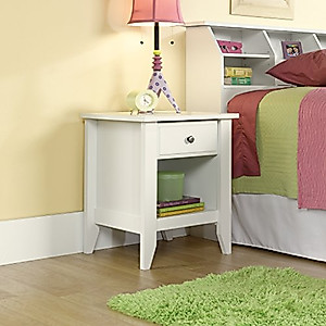 Sauder Shoal Creek Night Stand, Soft White finish