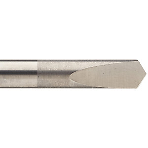 Chicago Latrobe - 78484 780 Solid Carbide Spade Drill Bit, Uncoated (Bright) Finish, Round Shank, 118 Degree Conventional Point, 1/8" Size