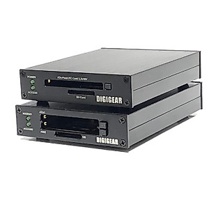 UATASD DIGIGEAR ATA Flash PCMCIA PC Card & SD/SDHC/SDXC to USB 3.0 Industrial Grade Card Reader