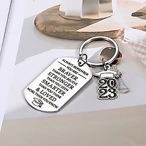 Graduation Gifts for Her Him, 2023 Graduation Keychain Gifts for Daughter Son from Mom Dad, High School College Graduation Gifts for Her Him Nurse Back to School for Kids Stocking Stuffers for Teens