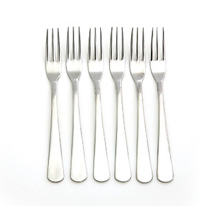 Norpro Hors D'oeuvres Forks Set of 6, Silver
