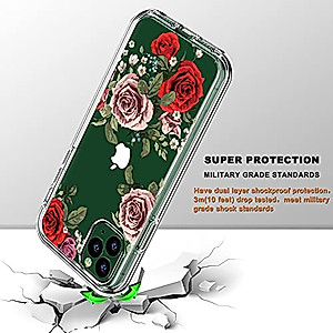 FIRMGE for iPhone 11 Pro Case 5.8 Inch, with [2 x Tempered Glass Screen Protector] 360 Full-Body Coverage Military Grade Heavy Duty [Shockproof] [Scratch-Resistant] Phone Protective Cover- LK004