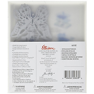 Sizzix 661182 Detailed Butterflies Thinlits Die Set by Tim Holtz (4/Pack)