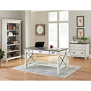 Martin Furniture Writing Table, White