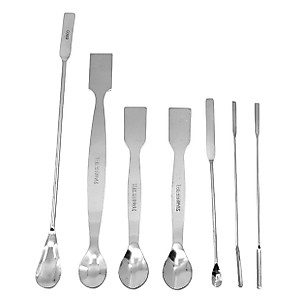 EISCO 15 Piece Scoop & Spatula Set - Assortment - For Use In A Variety Of Lab Applications - Stainless Steel
