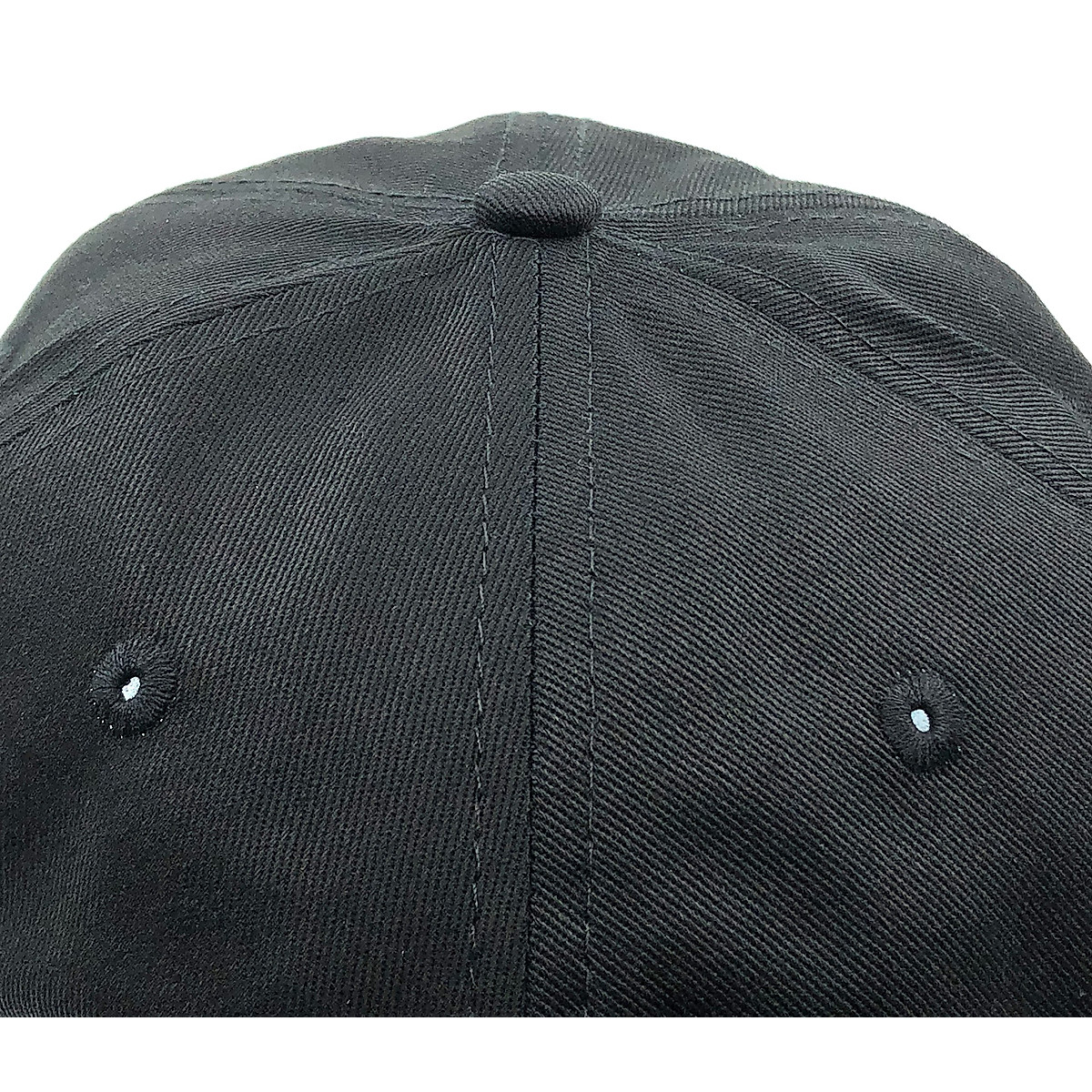 SYWHPS Dm Hat MM More Food Hip Hop Rap Dad Hat Baseball Cap Embroidered (Black)